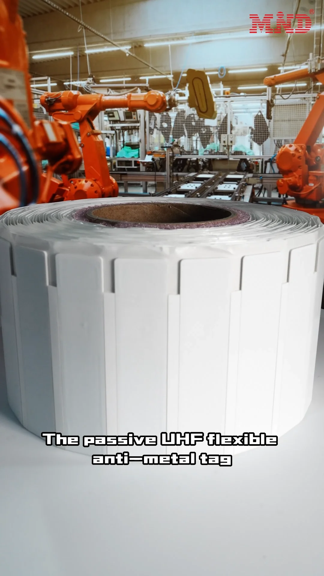 Uhf Rfid Soft Anti-metal Rfid Label Flexible Work On Metal Tag Sticker ...