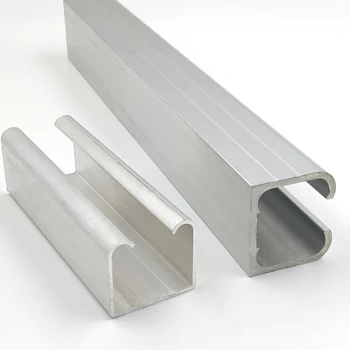 Aluminum Hanging Track U Channel Aluminum Extrusion Folding Door Rails ...