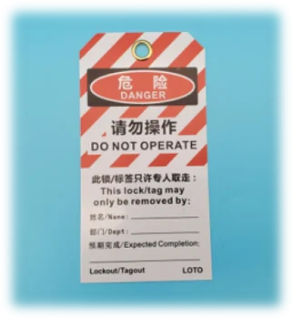 Good Quality Loto Safety Loto Wt 01 Lockout Tagout Warning Tag - Buy 2 ...