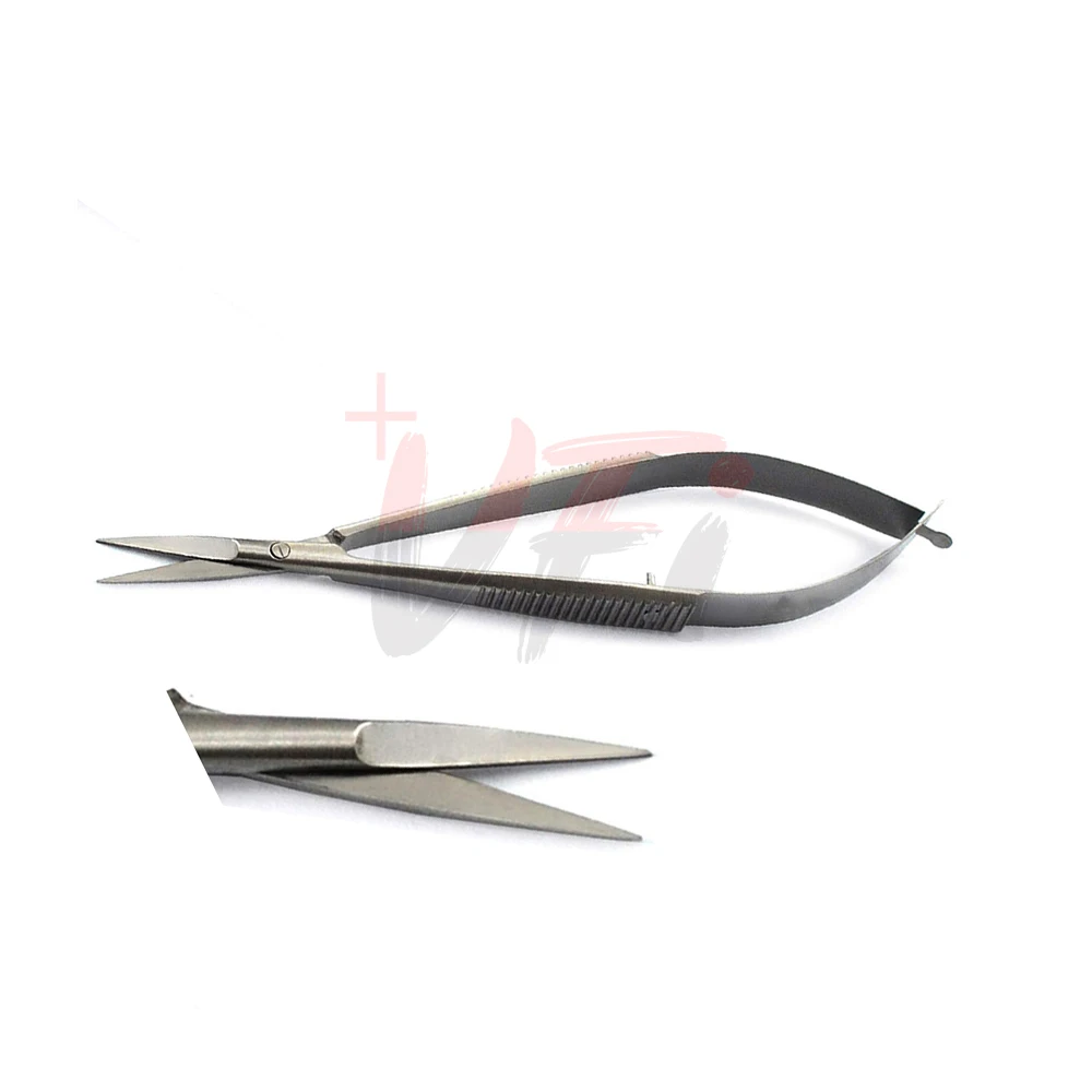 Castrovijo Micro Scissors Round Handle 150mm Curved Micro Neuro Surgery ...