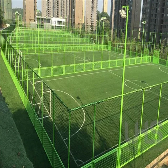 Football Stadium Field Wire Mesh Fencing Chain Link Court Fence Used ...