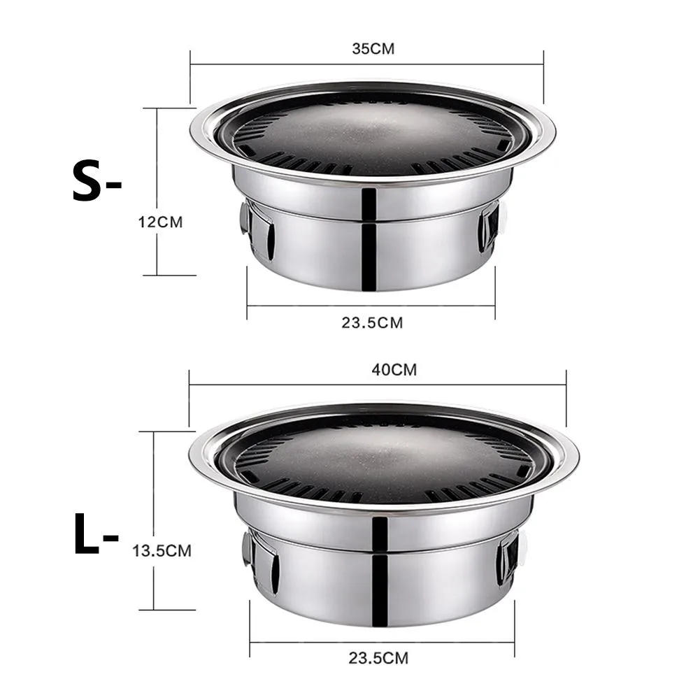 Japan Original Tabletop Mini Bbq Grill Portable Easy Assembled Charcoal ...