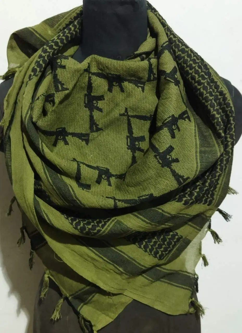 Arab Shemagh Scarf Dustproof Keffiyeh Headscarf For Adult Shemagh Man ...