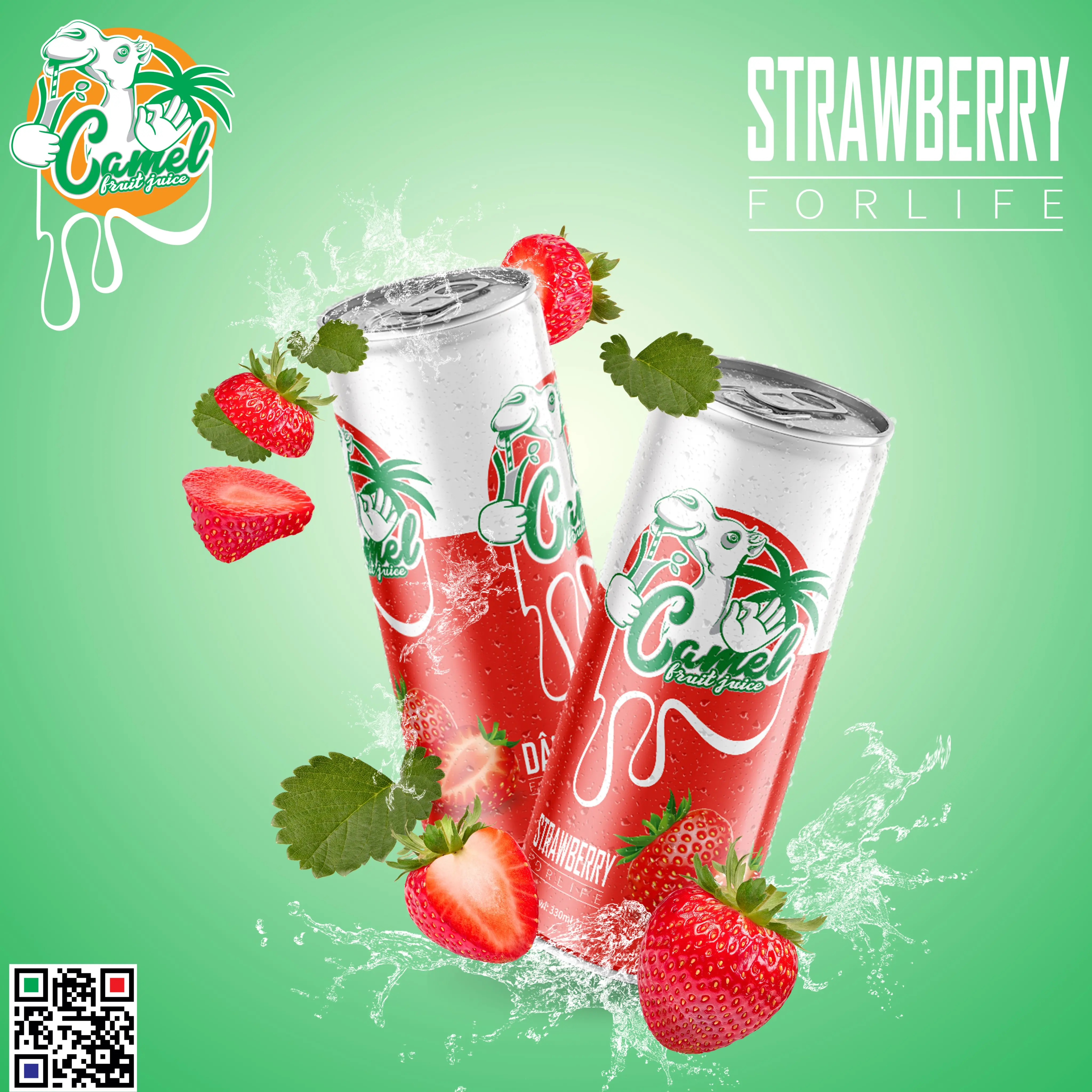 Camel Mango Juice - 330ml Soft Drink with Halal Certification
