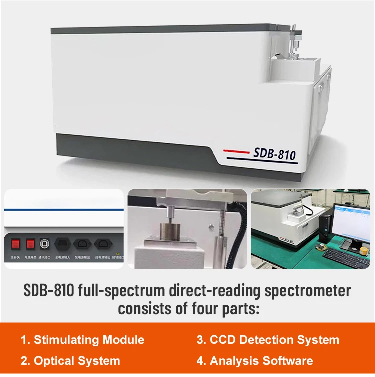 PC Control Optical Emission Spectrometry Full Spectrum Direct Reading ...