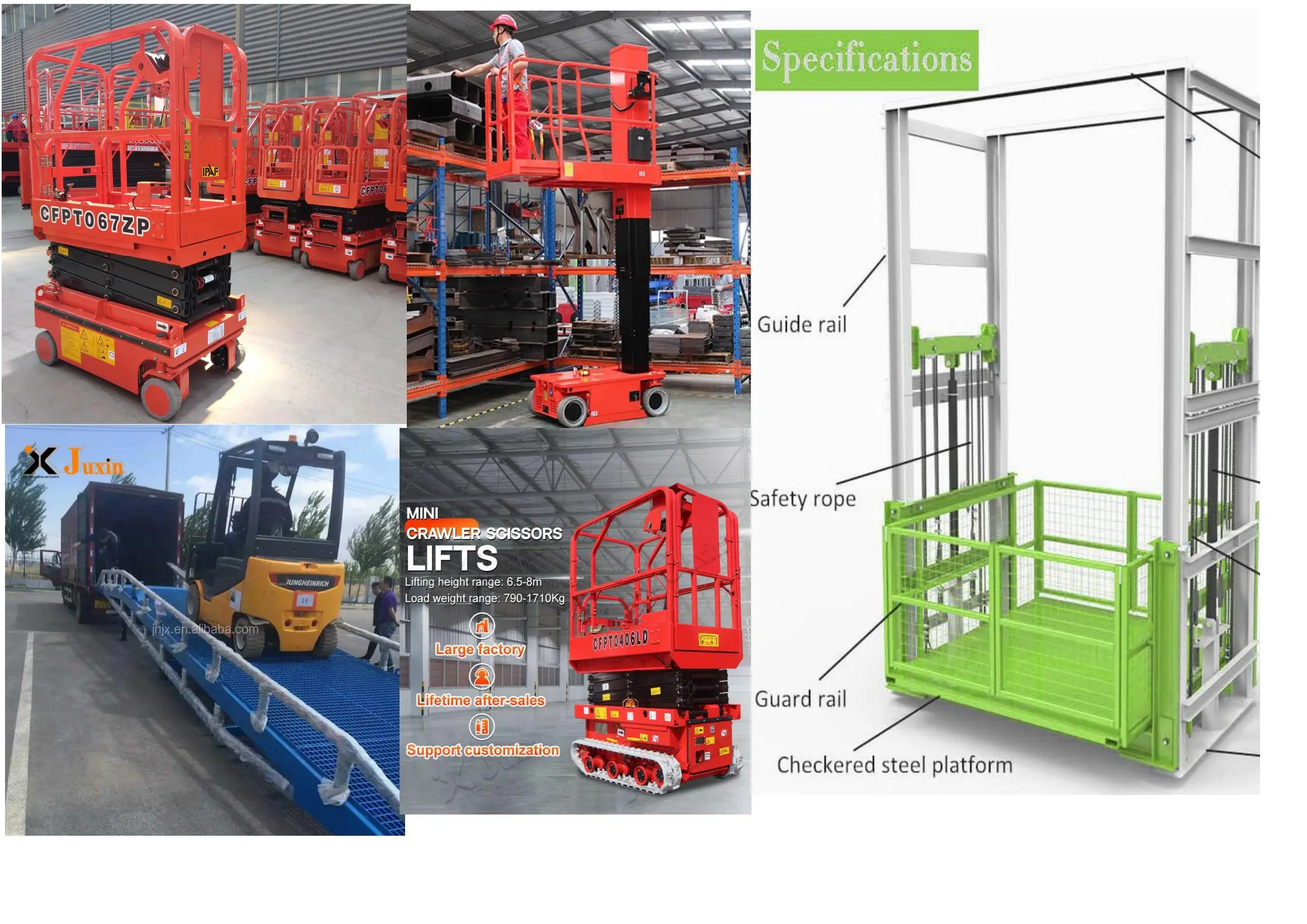 Portable Loading Yard Ramp For Dry Van Trailers With 12 Tons Payload ...
