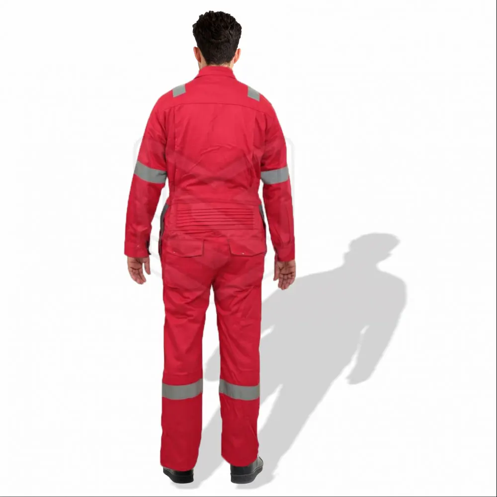 Full Body Safety Coverall Suit Breathable Working Overalls Working ...