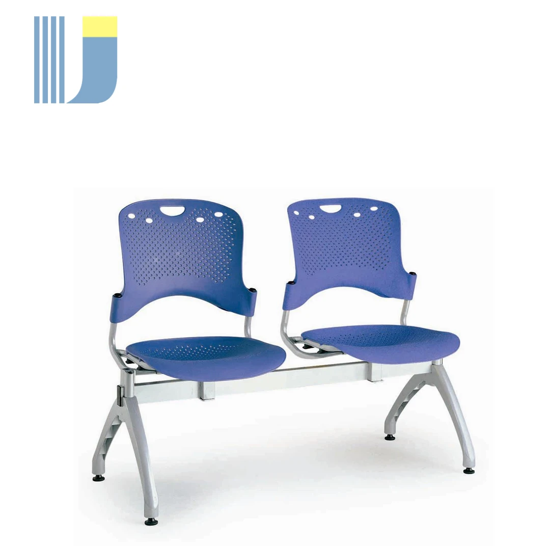 Plastic Style Waiting Chair - 2 Seats for Public Seating