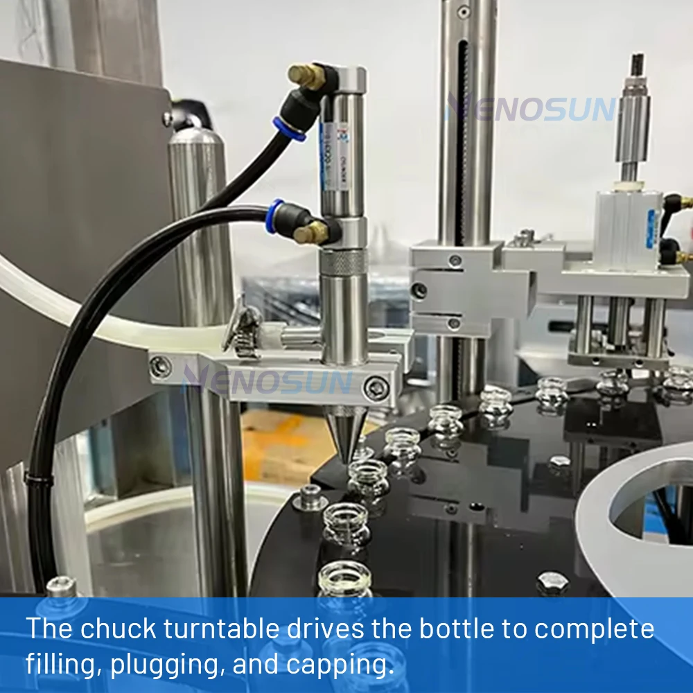 Nenosun Automatic Monoblock Filling and Capping Machine Eye Drops Perfume Essential Oils Rotary ...