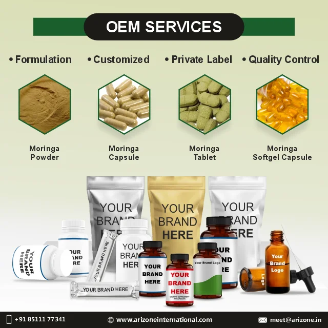 Moringa Powder Capsules | Private Label Service | Moringa Oleifera ...
