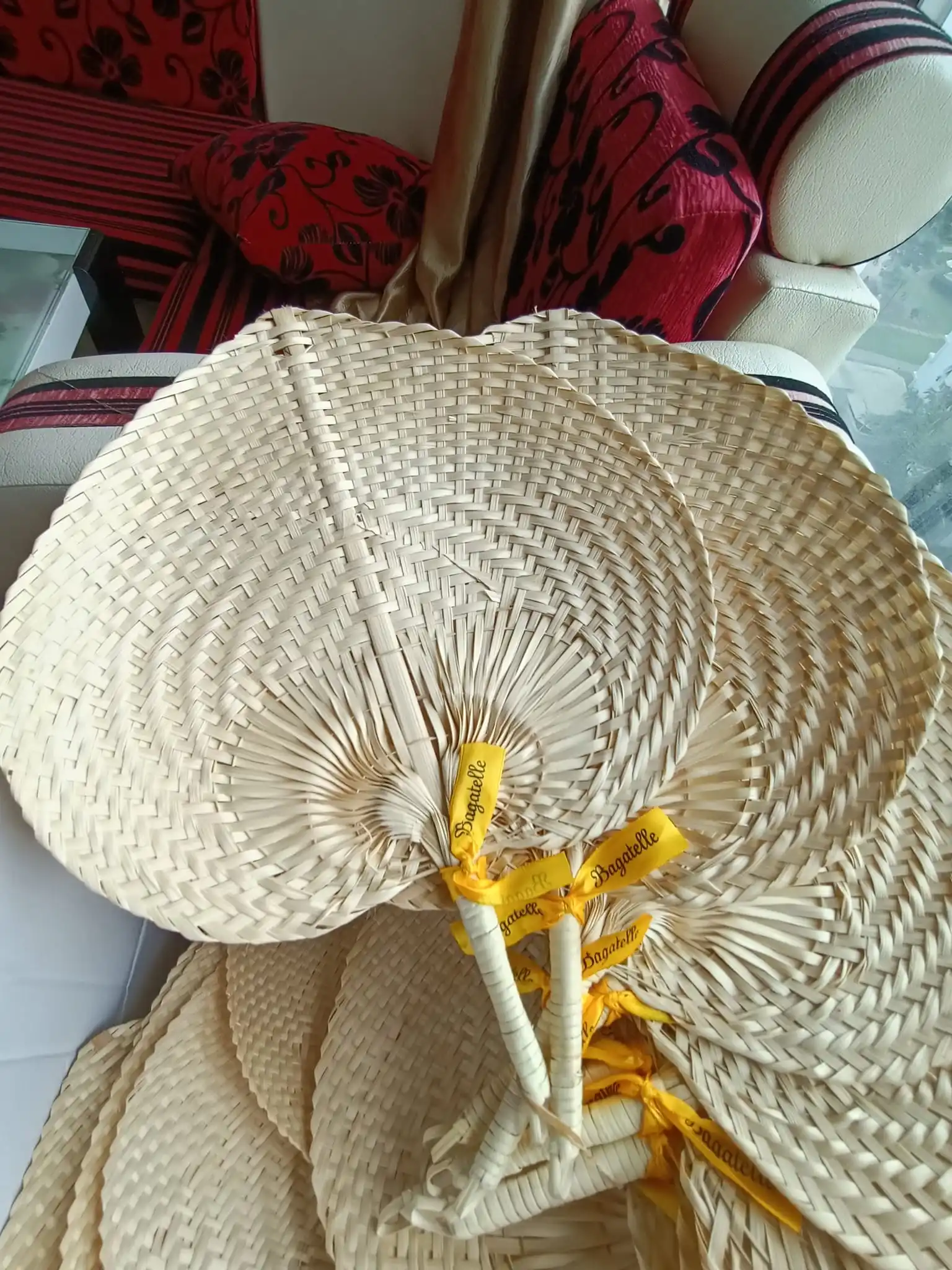 Hand-painted Bamboo Fans - Natural and Eco-Friendly Decor