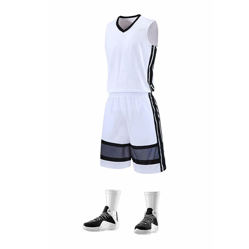 White Color 2024 Stylish Design Wholesale Price Basketball Uniform Your ...