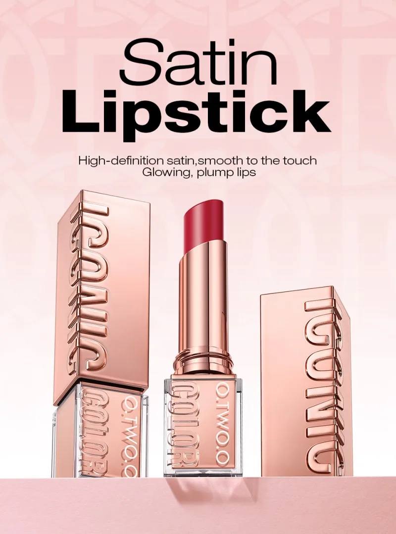 O.TWO.O 2026 Lipstick New Satin Texture Lipstick Silky Extension High ...