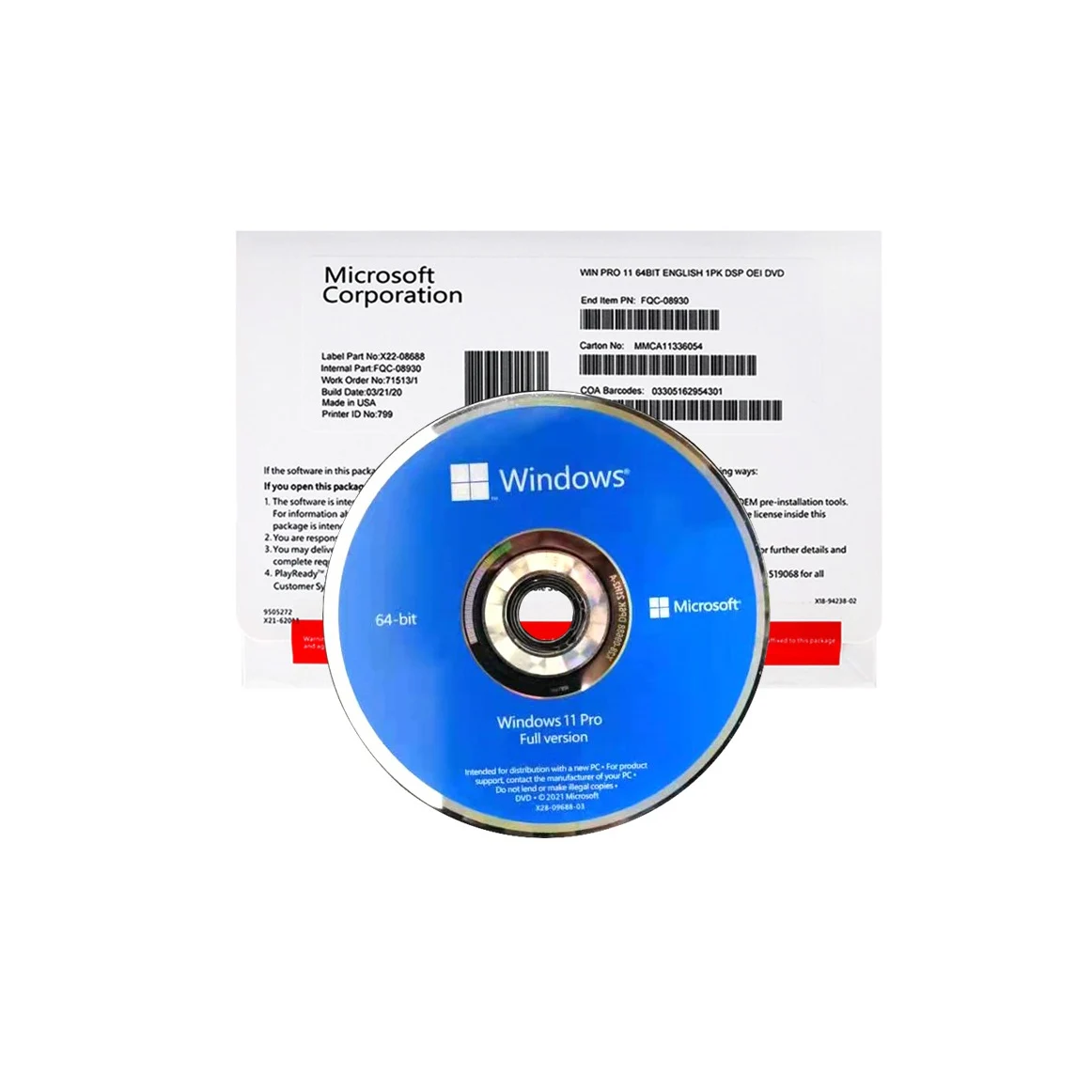 Windows 11 Professional - Oem Dvd - Buy Ms Windows 11 Pro Oem For ...