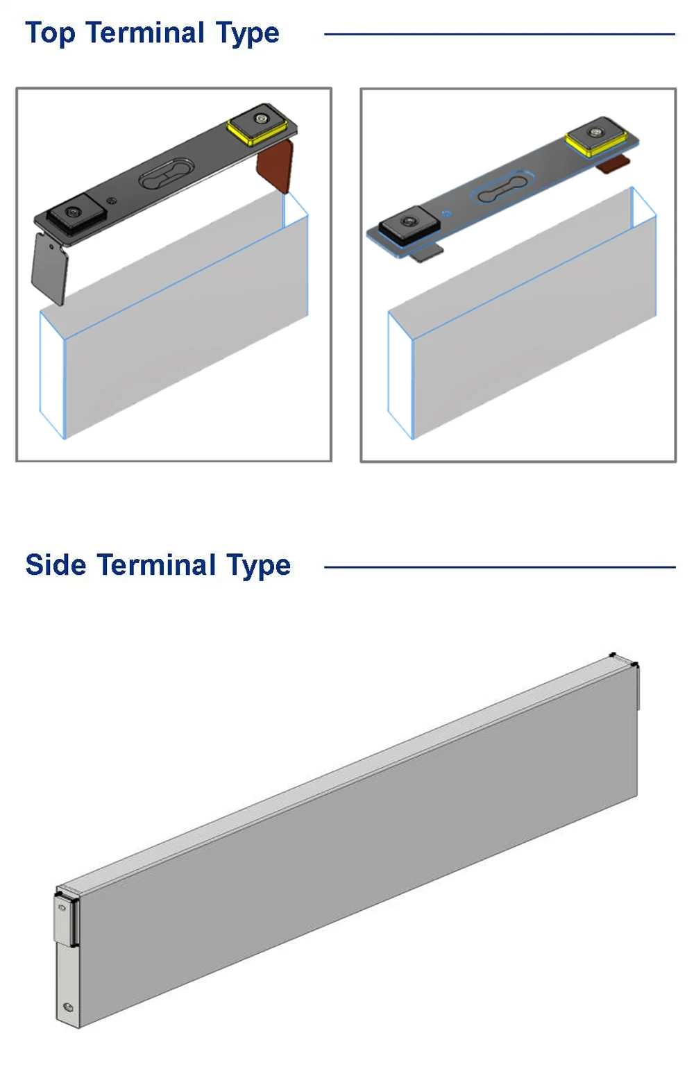 BLUECAPCAN - High Quality Deep Drawing Type Prismatic Cell CAN