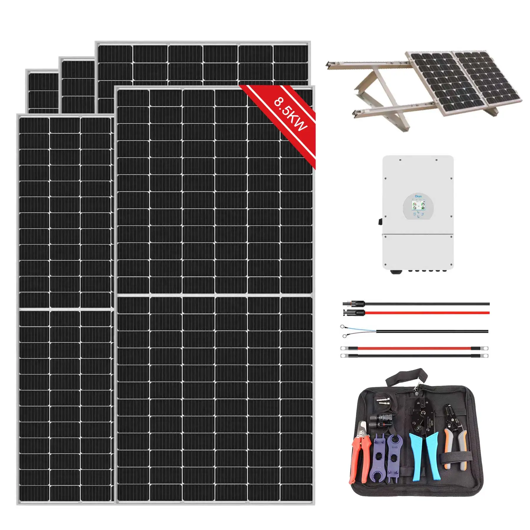 High-quality 8.5kw On Grid Solar Power System For Home Use - Buy 8500w ...