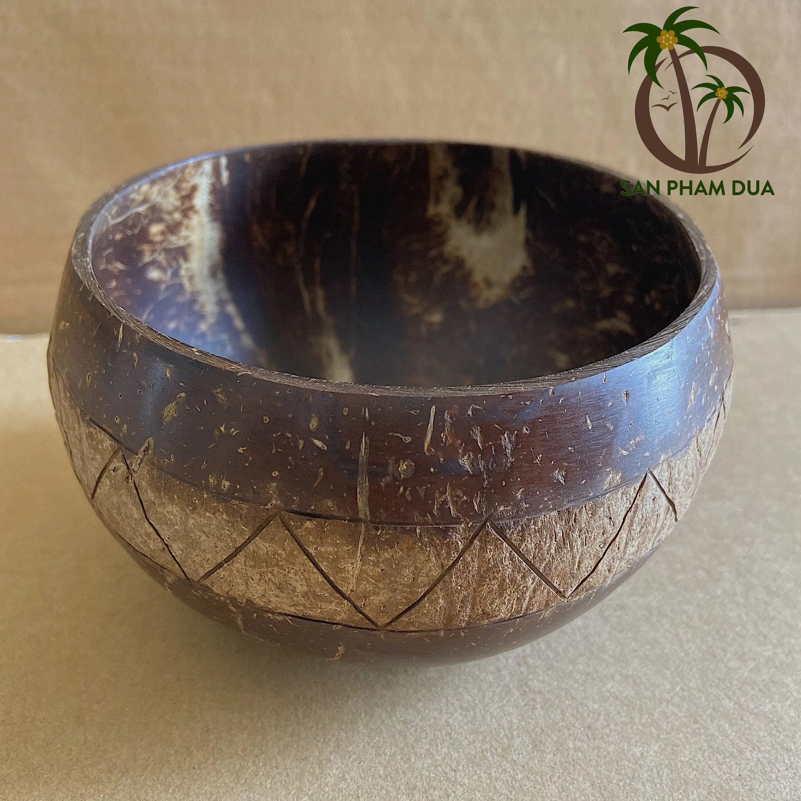Natural Eco Friendly Coconut Shell Bowl Coconut Fruit Salad Noodle Bowl ...