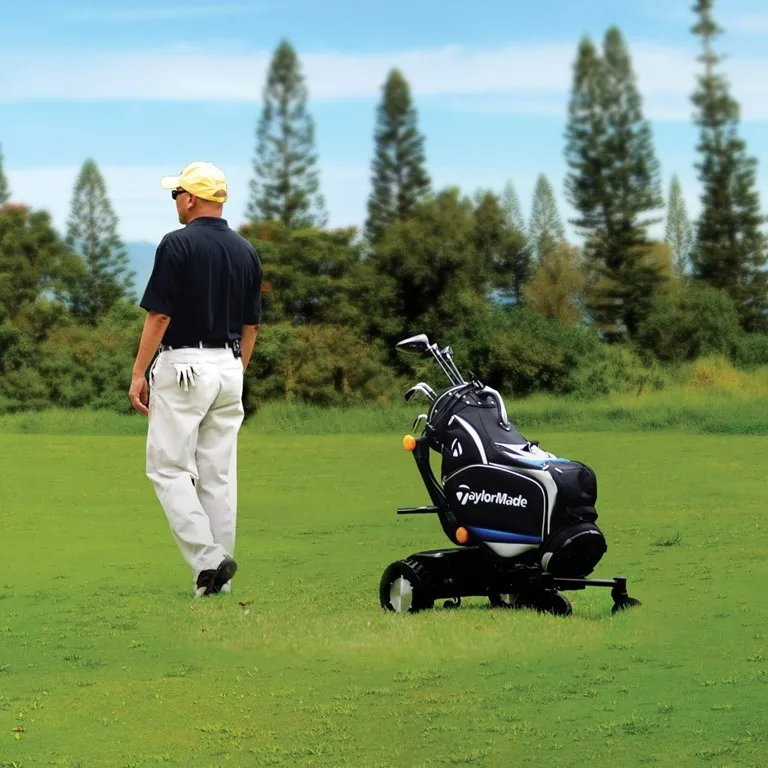 Electric Foldable Golf Trolley With Remote Control & Lithium Ion Battery