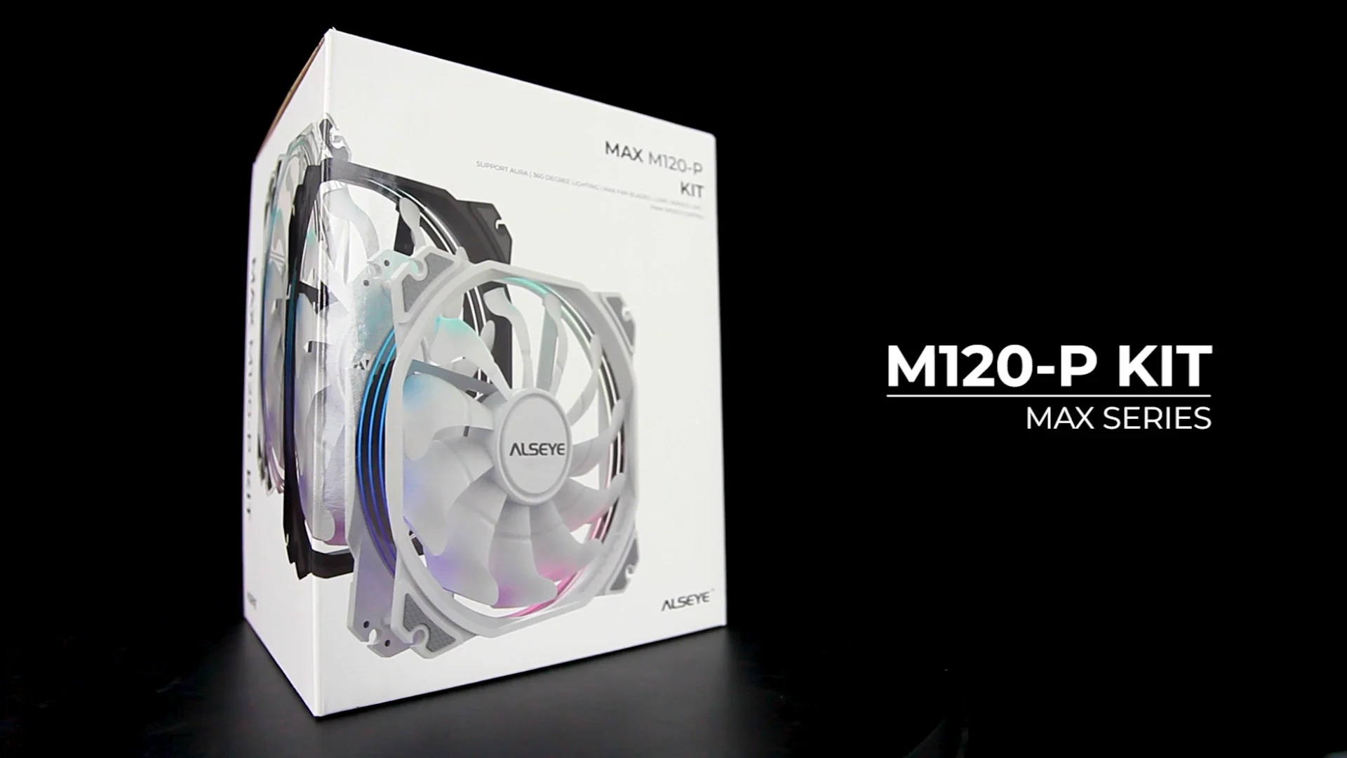 Alseye Computer Pc Case Fan Rgb Adjust Led Fan Speed 120mm Quiet Remote ...