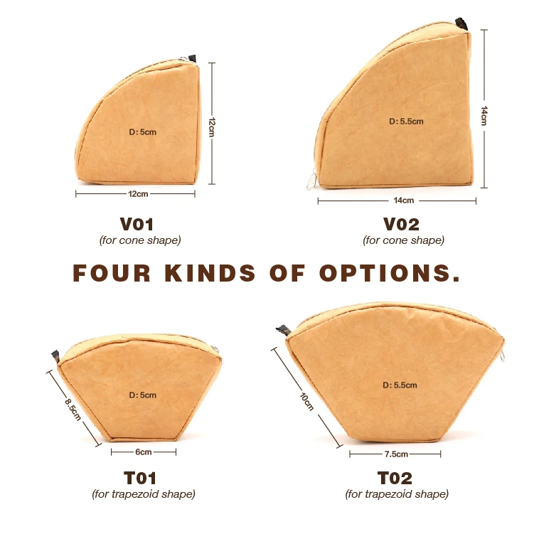Eco-Friendly Stocked Cone Trapezoid Shape Coffee Filter Paper Holder ...