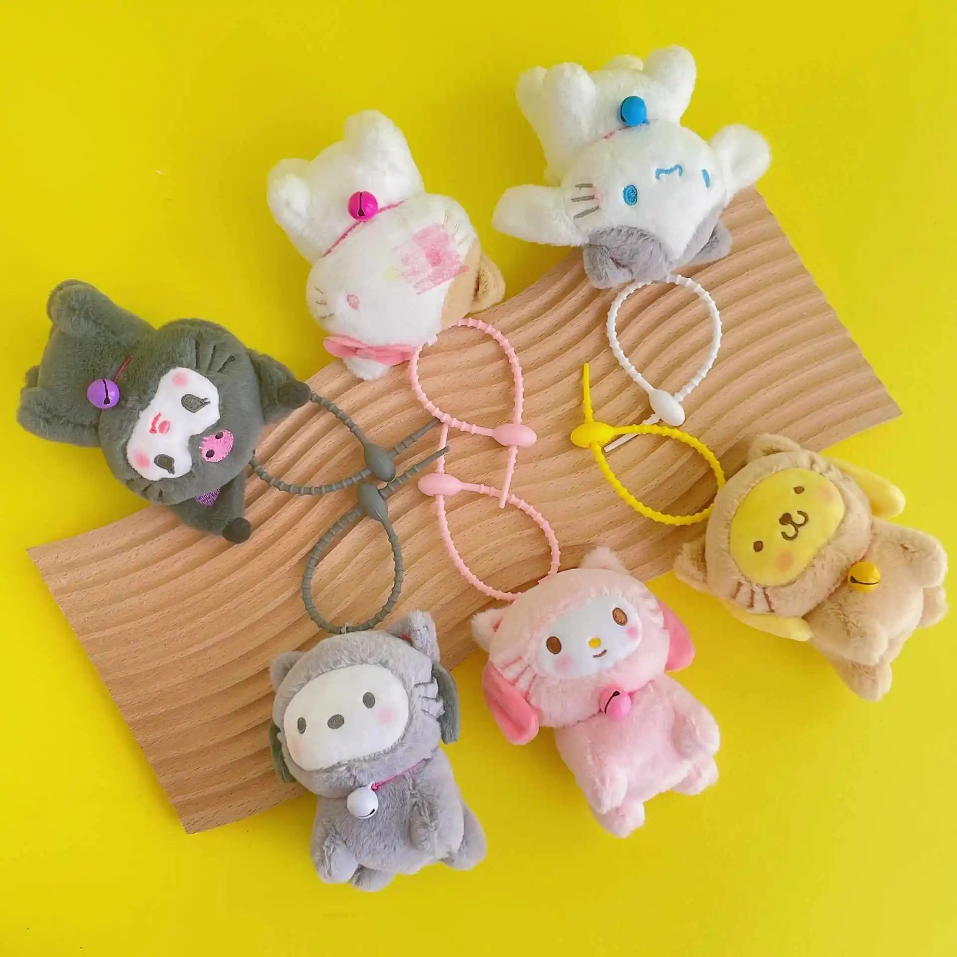 Factory Anime Kuromi Animal Melody Plush Pendant Backpack Keychain For ...
