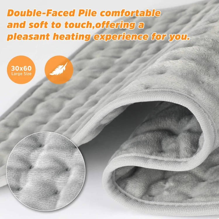 Fast Heating Portable Electric Pad with 6 Levels & 4 Timing