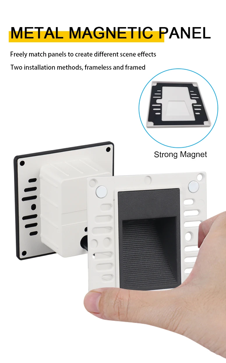 3w Outdoor Recessed Waterproof Trimless Staircase Wall Stair Foot Light ...