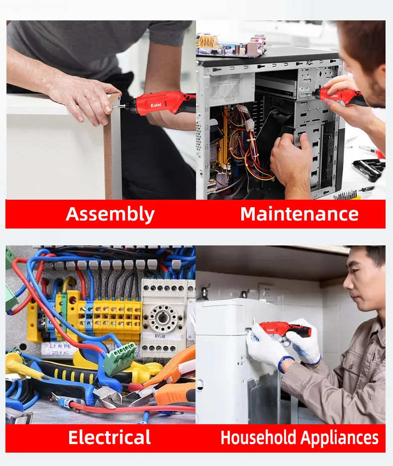 3.7V 7.1N.m Torque Electric Screwdriver Set Electric Screwdriver for ...