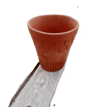 Traditional Handmade Clay Terracotta Conical Eco Friendly Tea Cups For ...