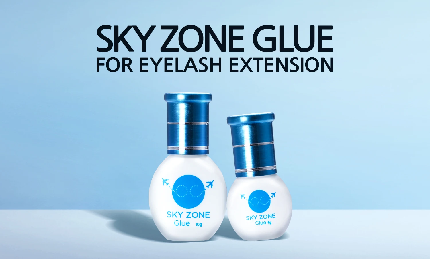 Eyelash Extensions Glue (Sky Zone) Daejin Global Lash Adhesive Glue Eyelash Extensions Eyelash ...