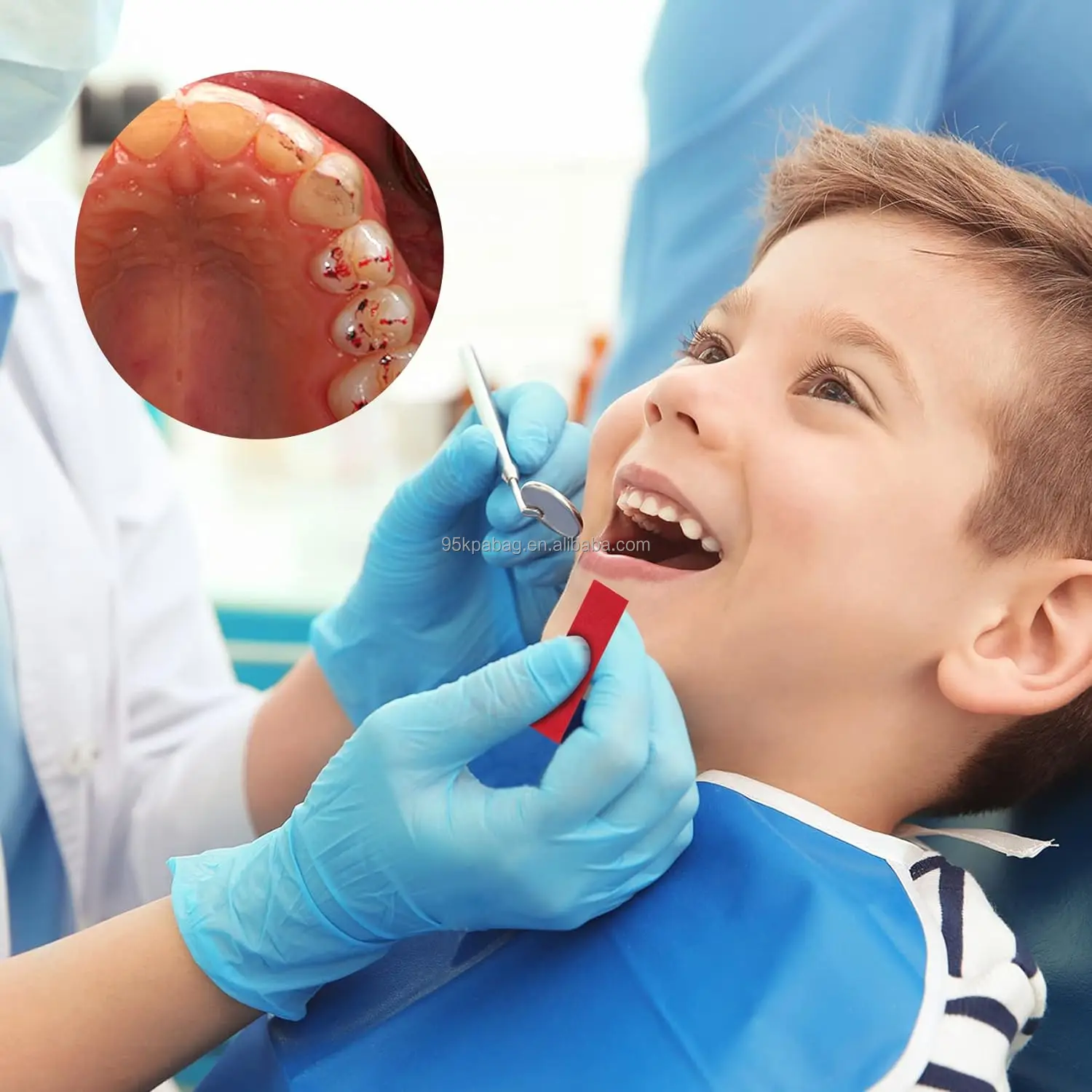 Dental Occlusion Paper Dental Bite Articulating Paper Strips Oral Teeth ...