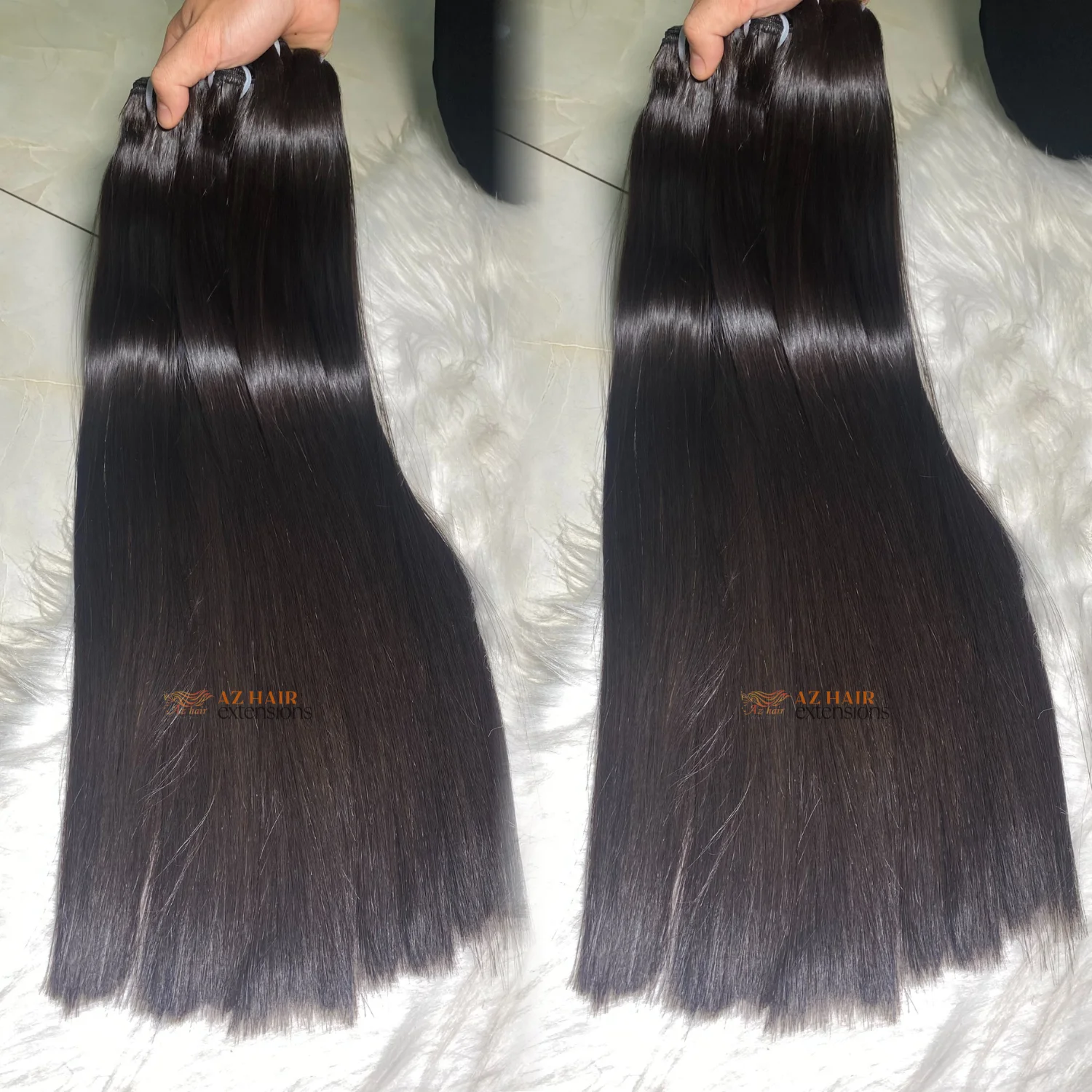 Raw Vietnamese Hair Weft Silky Bone Straight Cuticle Aligned Factory ...