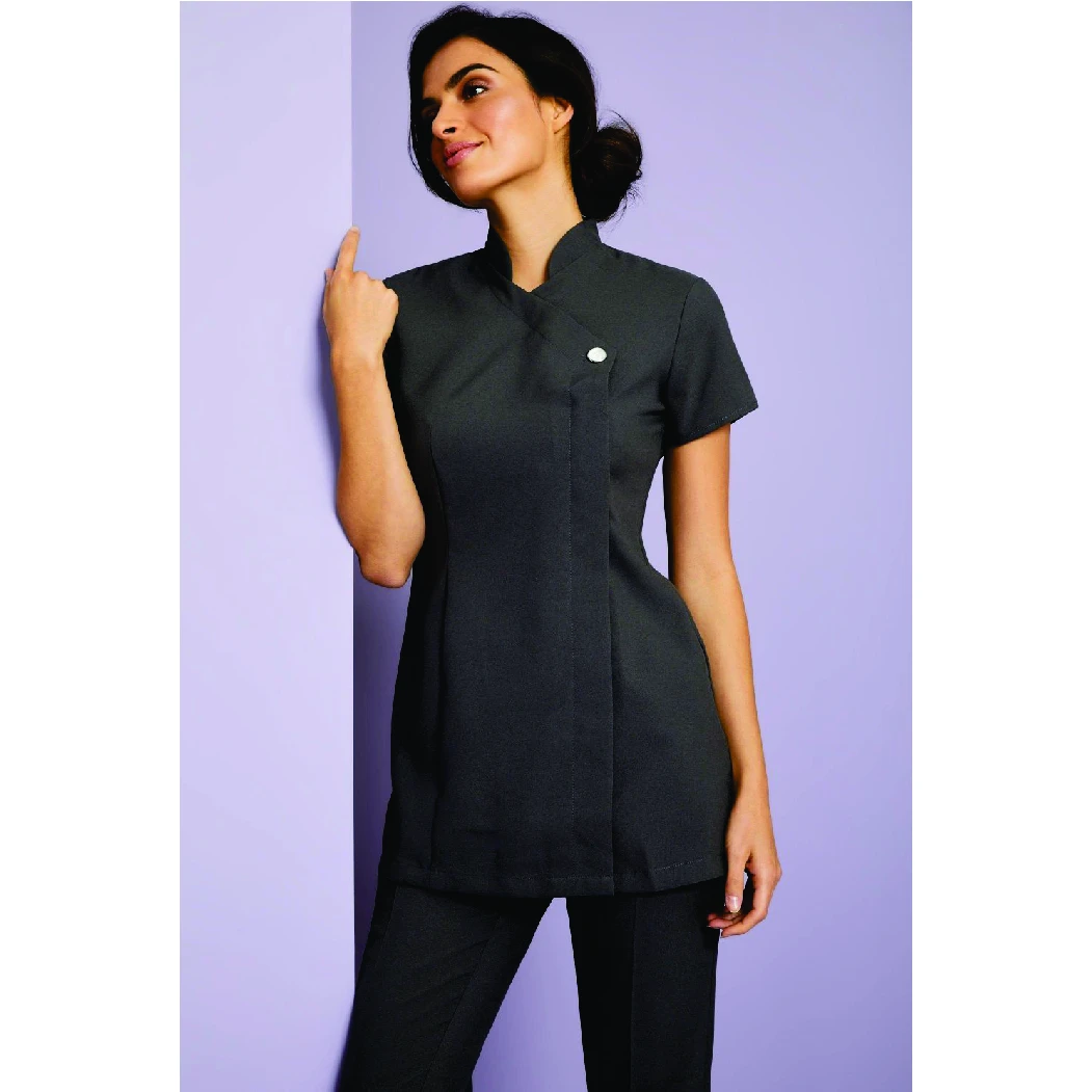 New Best Quality Womens Beauty Salon And Spa Tunic Shirt Ladies Fancy ...