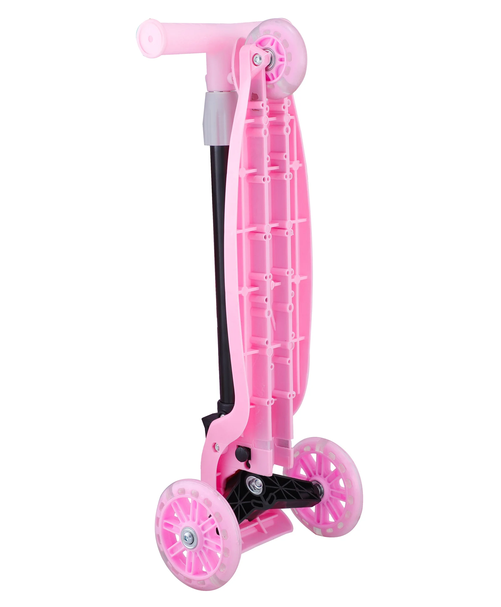 New 3 Wheel Led Light Up Adjustable Flicker Kick Scooter For Baby Girl ...