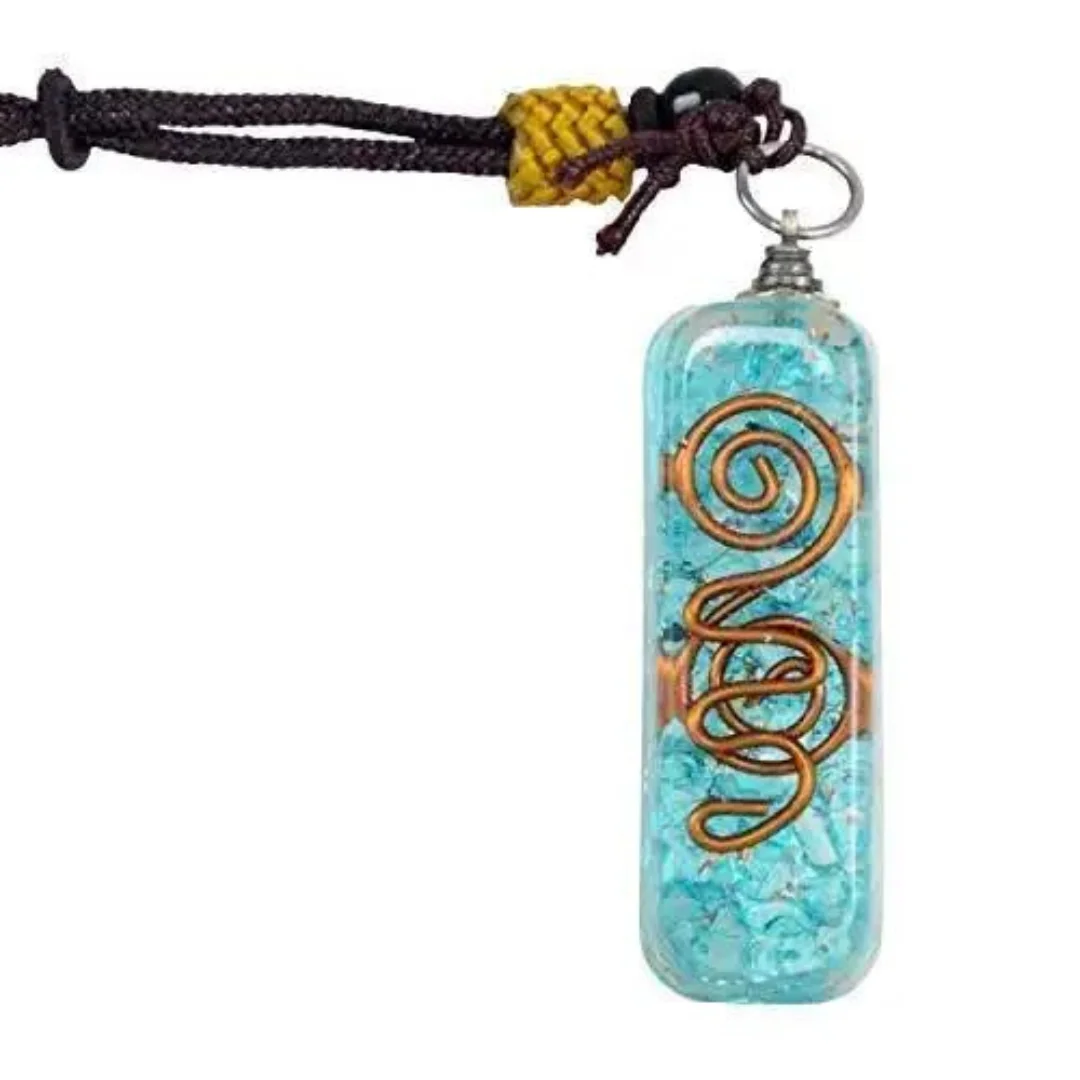 Metatron's Cube With Symbol Crystal Orgonite Pendant | Energy Healing ...