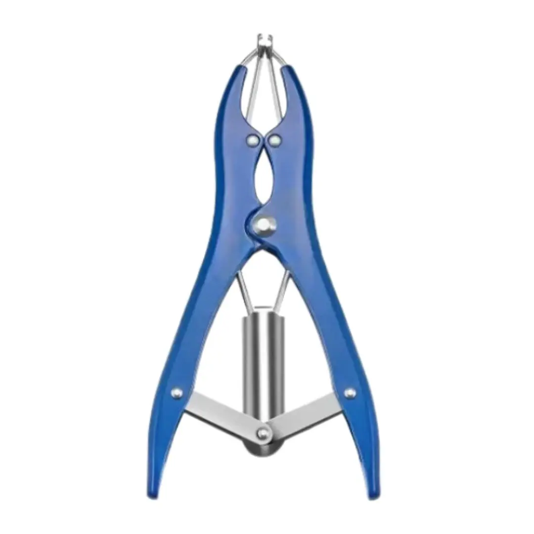 Castration Bander 8.26 Inch 21cm with 100 Rings Livestock Tail Docking ...