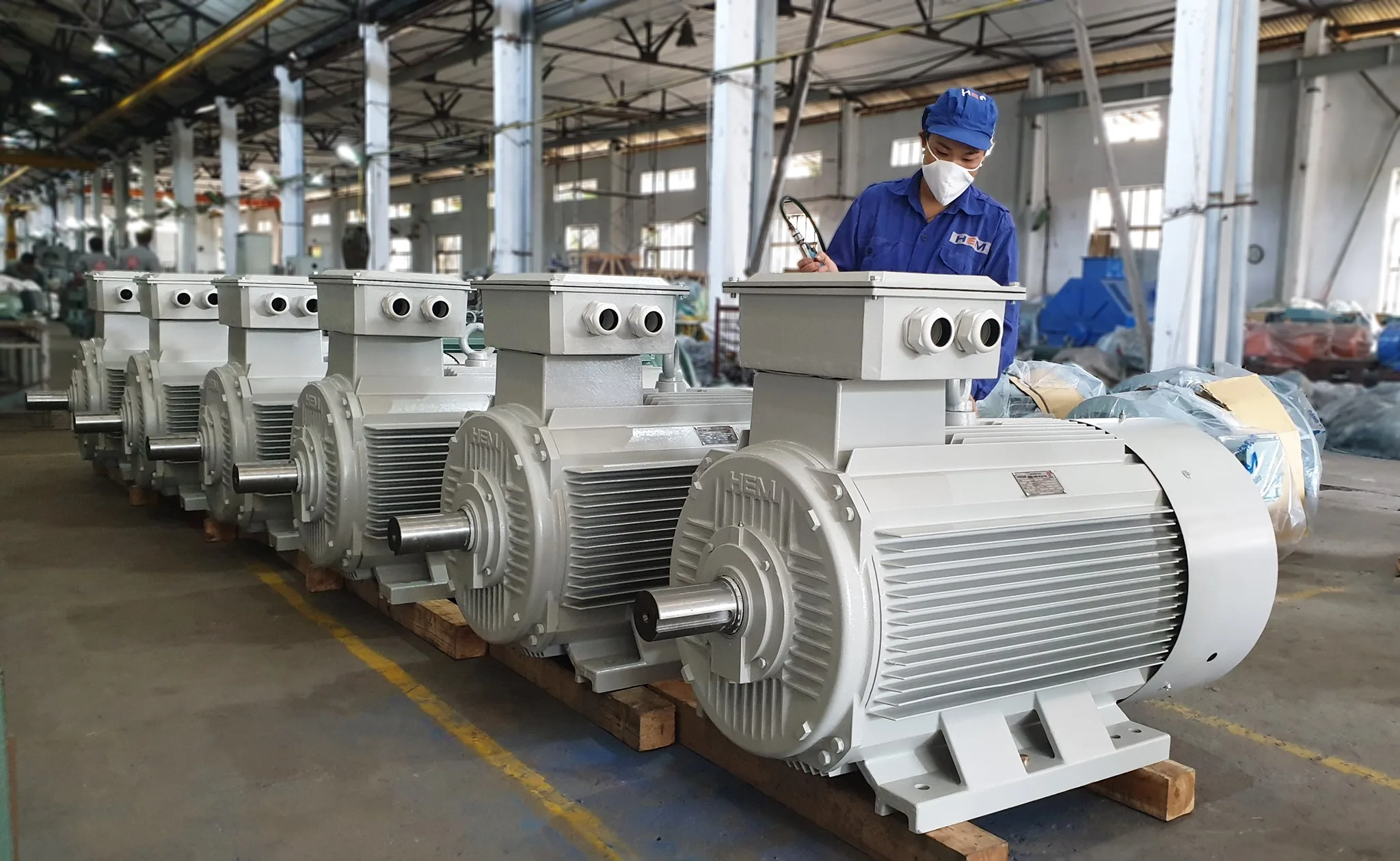Cast Iron Copper Ac Electric Induction Motor Three Phase Ac Motor Heat ...