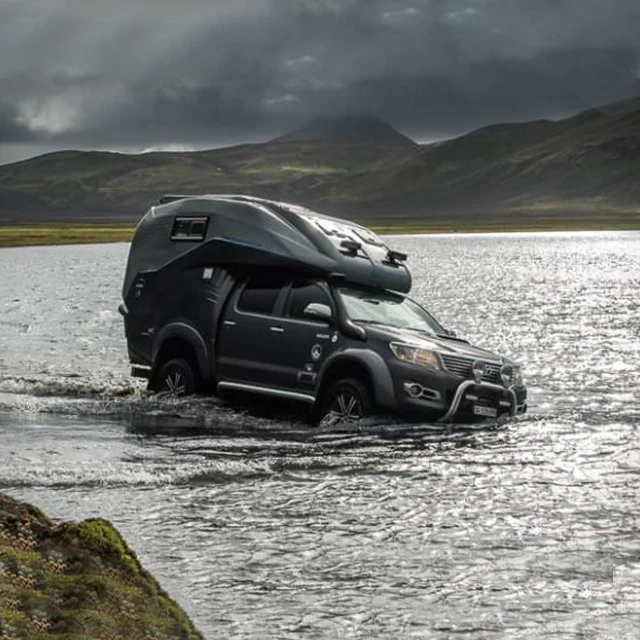 Expedition Design Sleek Pickup Customized Truck 4x4 Overland Long Bed ...