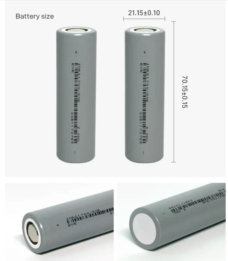 Wholesale Oem 21700 3.6v 5000mah (3c)lithium Ion Battery Pack ...