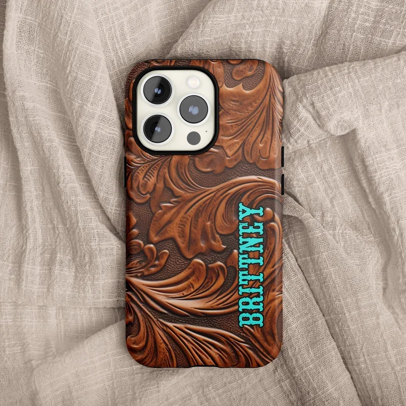 High Quality Hand Made Personalized Tooled Designer Unique Floral ...