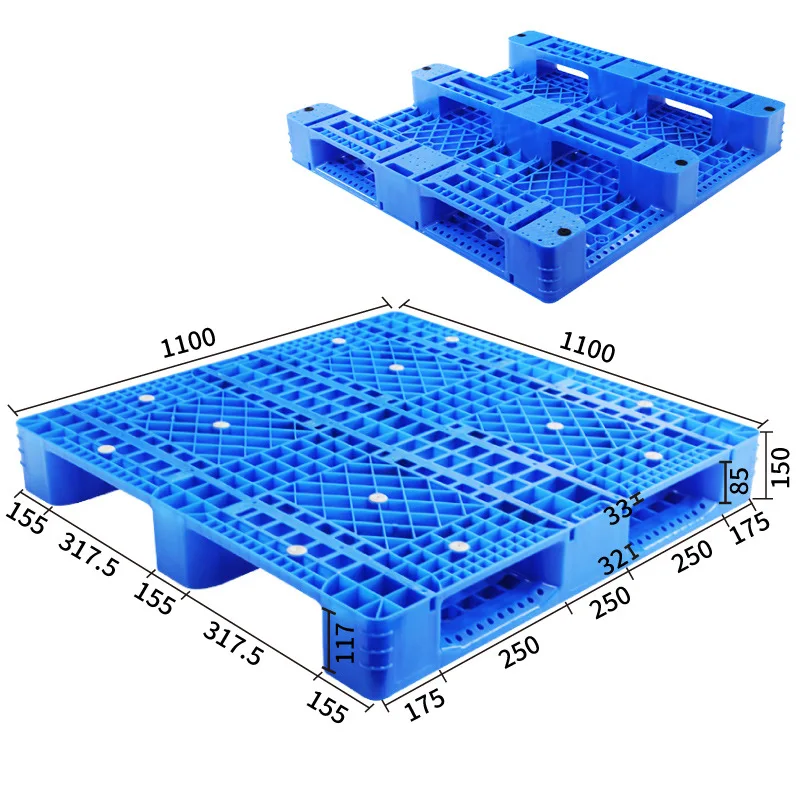 1200x1200mm Food Grade HDPE Plastic Pallet, Hygienic & Easy to Clean ...