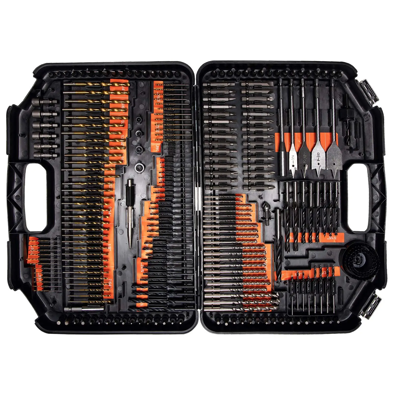 Titanium HSS Twist Drill Bit Set, 246PCS Combination Drill Bit Set with ...