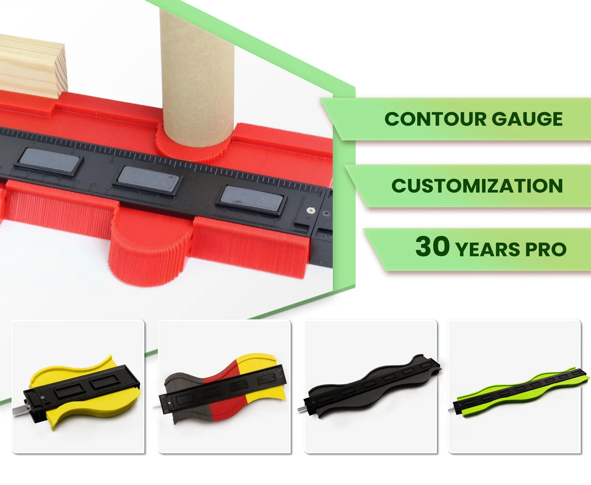 Irregular Shaper Profile Ruler For Hand Tools,Plastic Contour Gauge ...