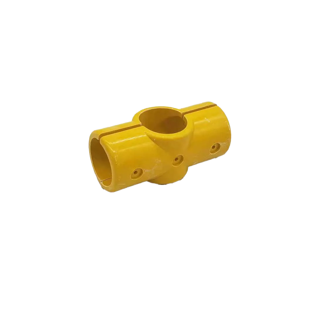 wholesale yellow color UV resistence frp Elbow connector tee joint ...