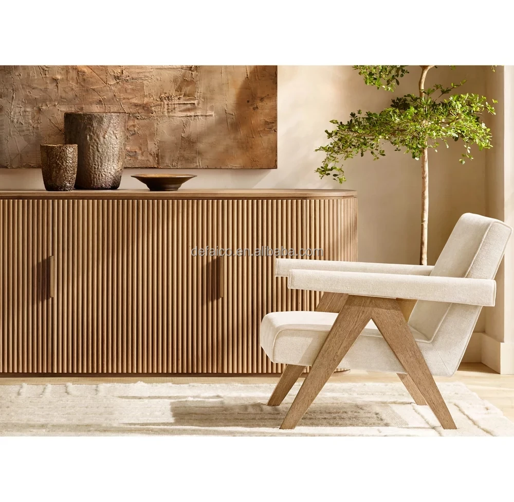 Byron Four-Door Sideboard - High Quality Oak Wood Console