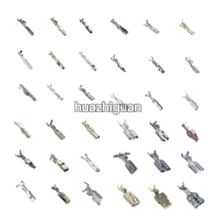 Te Auto Connector Fitting Terminal Tin Plating Crimp Spring Terminal Hardware Brass Take-up Reel ...