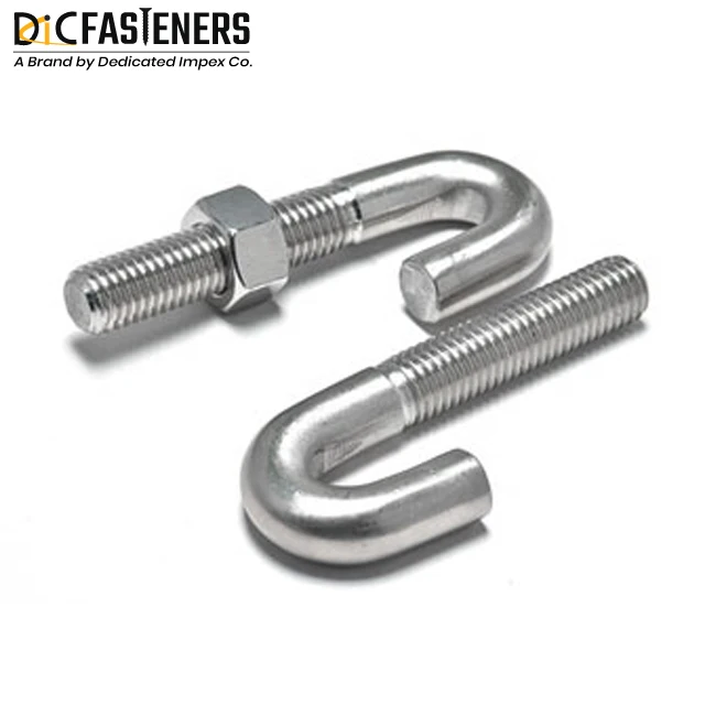 M3-M60 DIN Standard J Bolts with UNC UNF Threads