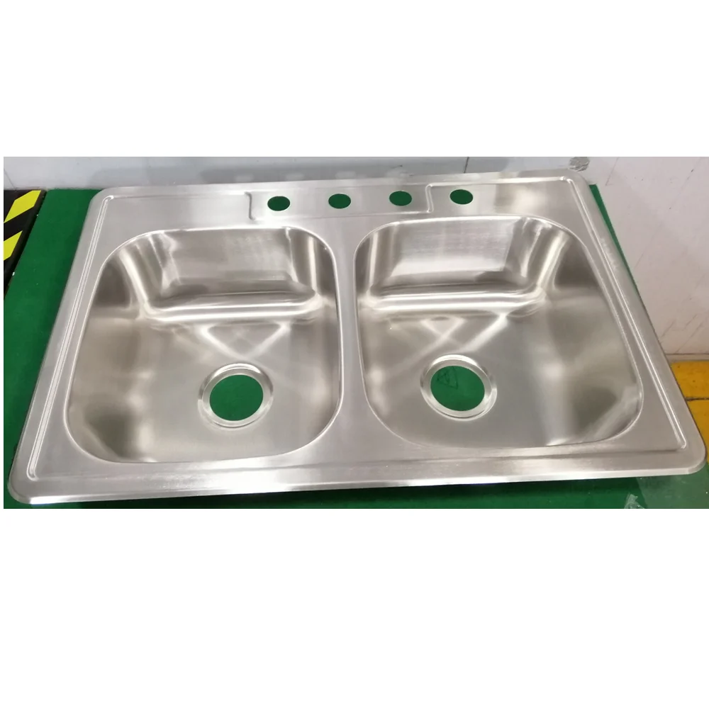 Factory Price Sus304 Stainless Steel Drawn Sink Square Bowl Shape ...