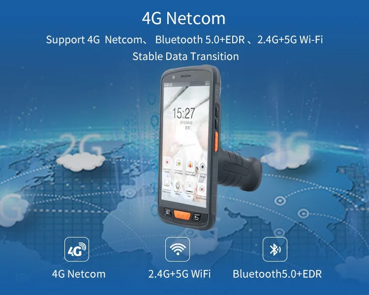 2d Barcode Scanner Uhf Rfid Reader Handheld Pda Terminals Rfid Tag 2d ...