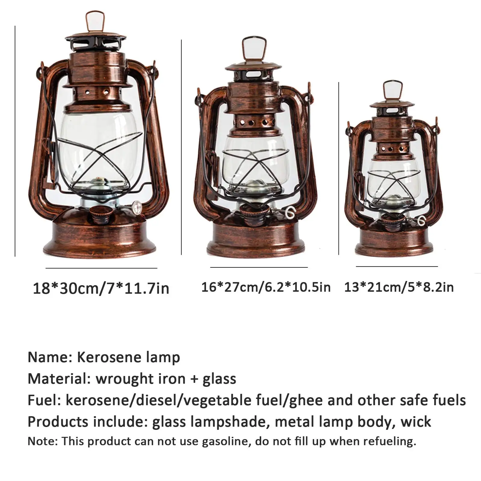 Portable Small Camping Lights Oil Lamp Rechargeable Lighting Outdoor ...